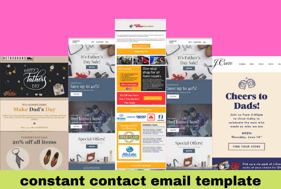 Do constant contact email template by Kalilinux481 | Fiverr