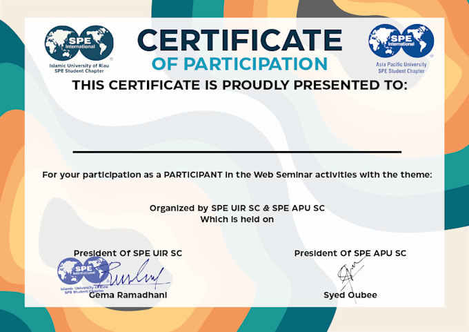 Design a simple certificate, flyer, and banner by Rizqikhariszma | Fiverr
