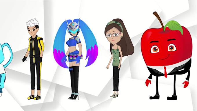 Make character custom for cartoon animator 5 and 4 by Bagusbco | Fiverr