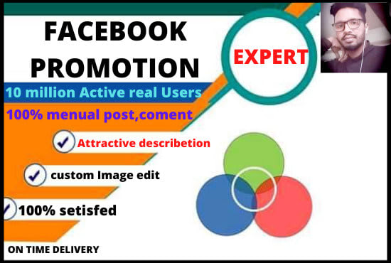 Do facebook promotion, organic ads campaign by Robin5002 | Fiverr