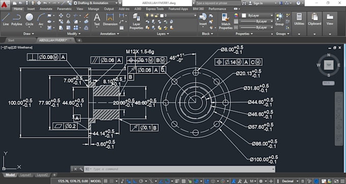 Do 2d drawing and 3d modeling using autocad by Creativeshadows | Fiverr