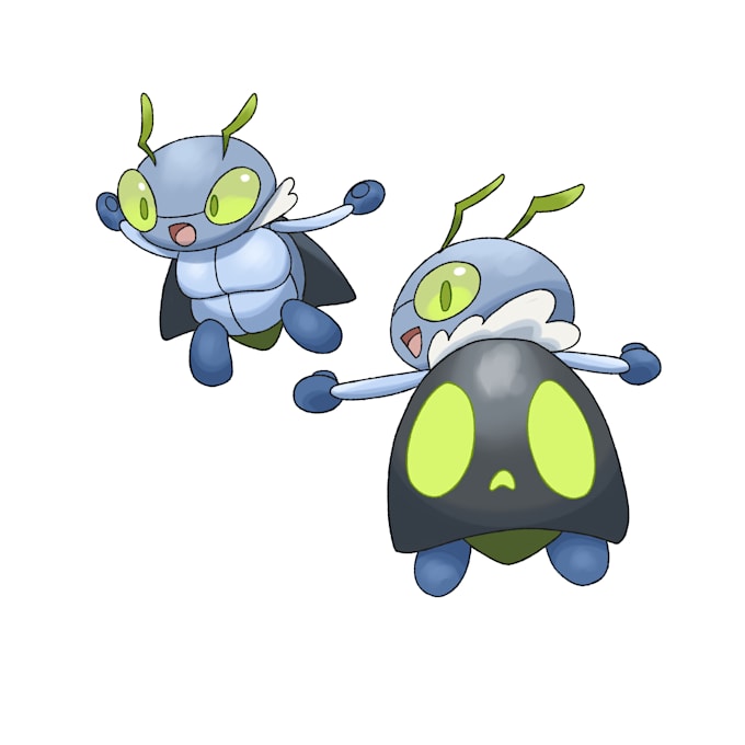 Draw your own pokemon fakemon by Goldennyami | Fiverr