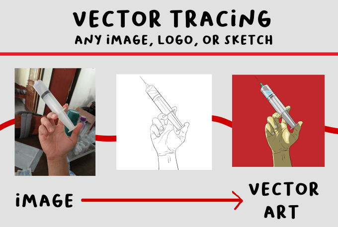 Vector trace image to high resolution vector by Dyasnugroho | Fiverr
