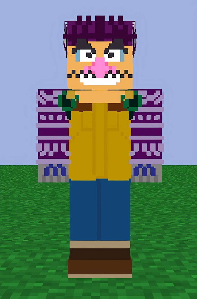 Make you a custom 128x minecraft skin by Justahumanbeing | Fiverr