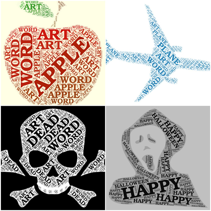 Design personalized wordart,typography t shirt and word cloud art ...