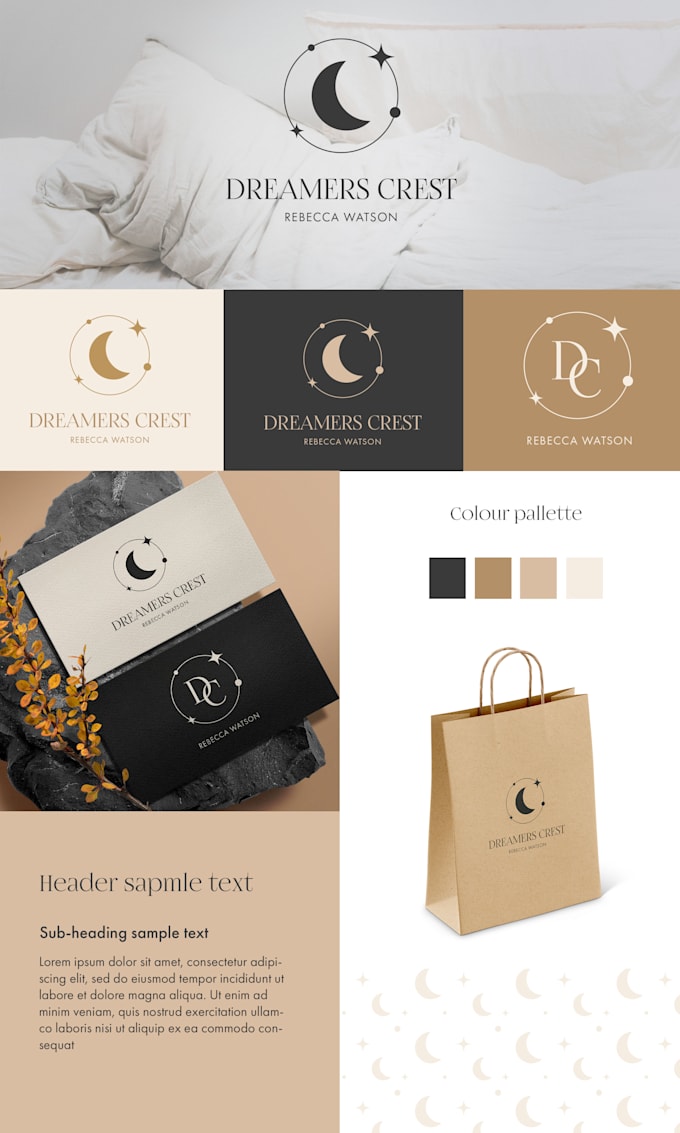 Design a professional logo and branding kit for you by Magdalena121 ...