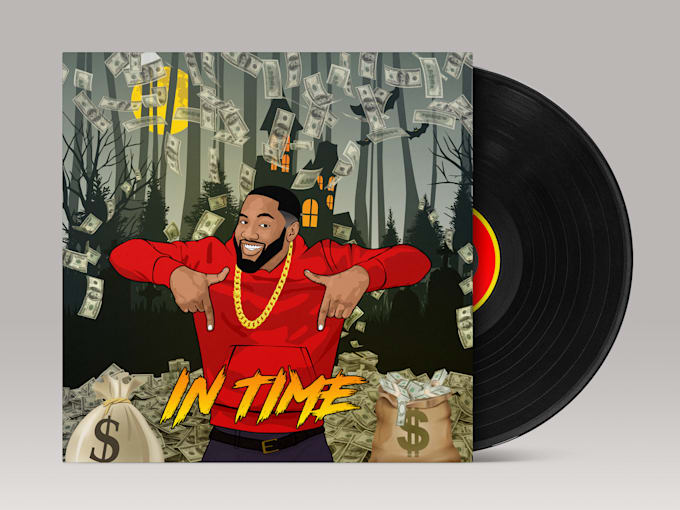 Design draw cartoon album, mixtape cover by Danushka193 | Fiverr