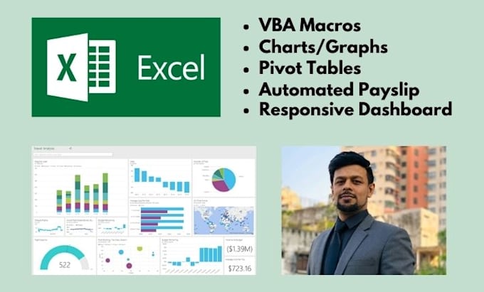 Automate microsoft excel spreadsheet with formulas, functions, macros by Zami367 | Fiverr