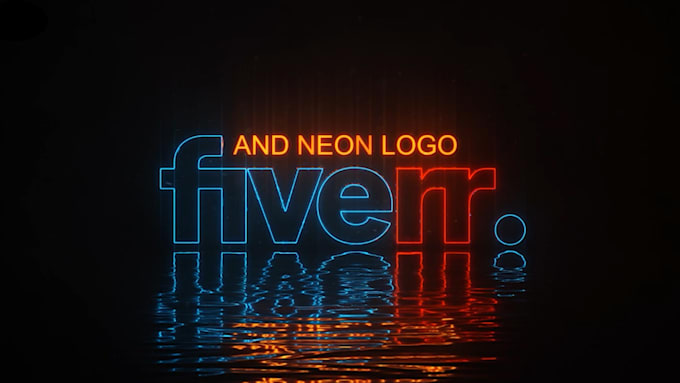 Create amazing neon logo animation and intro by Animotion09 | Fiverr