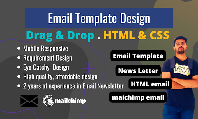 Do html email template or newsletter template by Akashbk201 | Fiverr