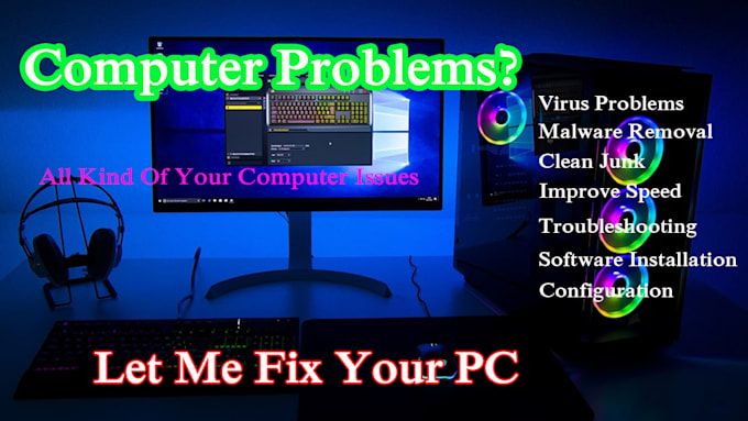 Resolve your any computer issues by Dhanushkard97 | Fiverr