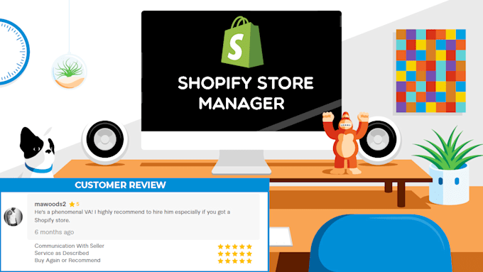 Manage your store with customer support by Ahtshampk | Fiverr