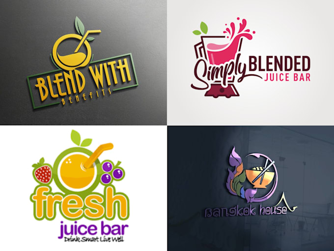Job Logo Name Logo Generator Smoothie Summer Tropical Smoothie