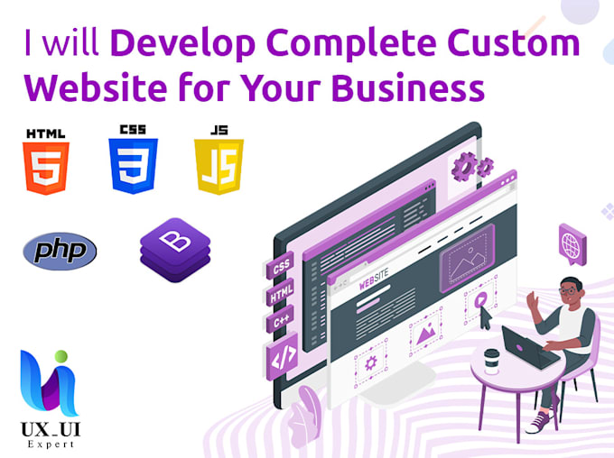 Develop complete custom website for your business by Efaida | Fiverr