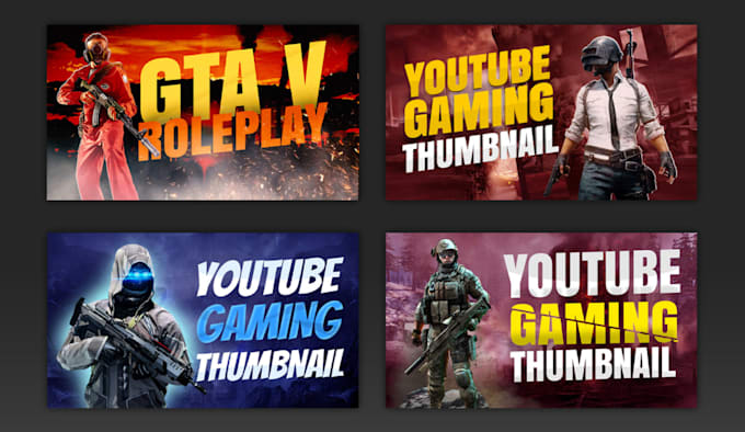 Create eye catchy gaming thumbnails by Iamhassan110 | Fiverr