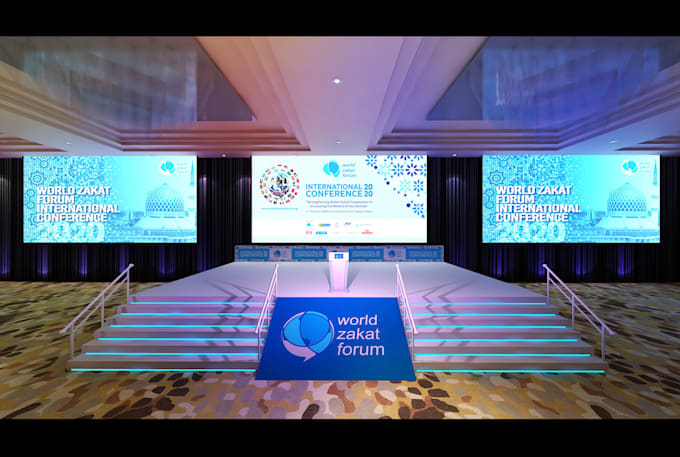 Design 3d event stage, virtual, concert, or any other types of stage by ...