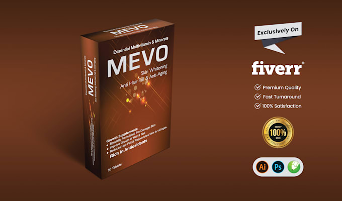 Design a modern product box packaging design in 24 hours by ...