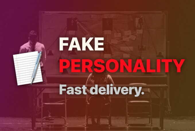 Make a full fake identity for you by Bryanromein_ | Fiverr Make a full fake identity for you by Bryanromein_ | Fiverr