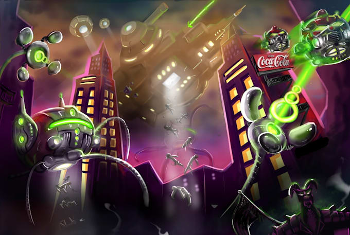 Create your environment concept designs by Hamishneilands | Fiverr