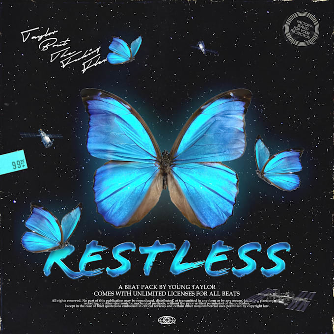 Design a professional cover for your song, album or sample pack