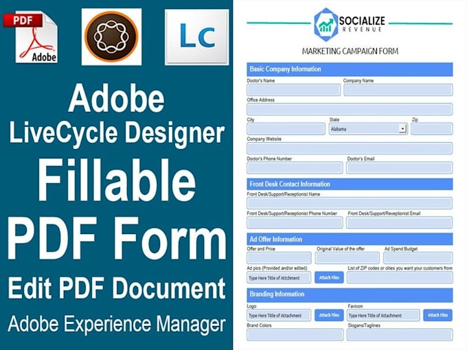 Convert pdf into fillable form or pdf dynamic form by Dulip02 | Fiverr