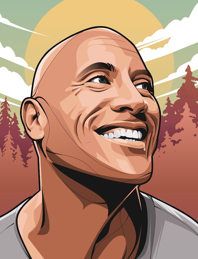 Draw your photo into cartoon portait in 24 hour by Wildanaprila | Fiverr