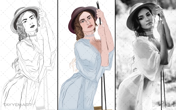 how to draw realistic vector