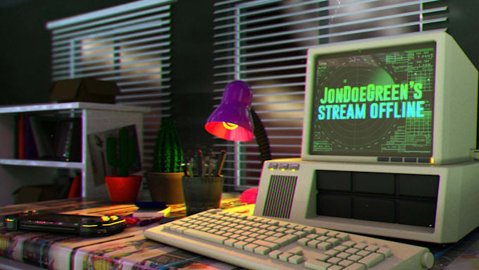 Make twitch stream loop animation screens, facecam by Adnanspear | Fiverr