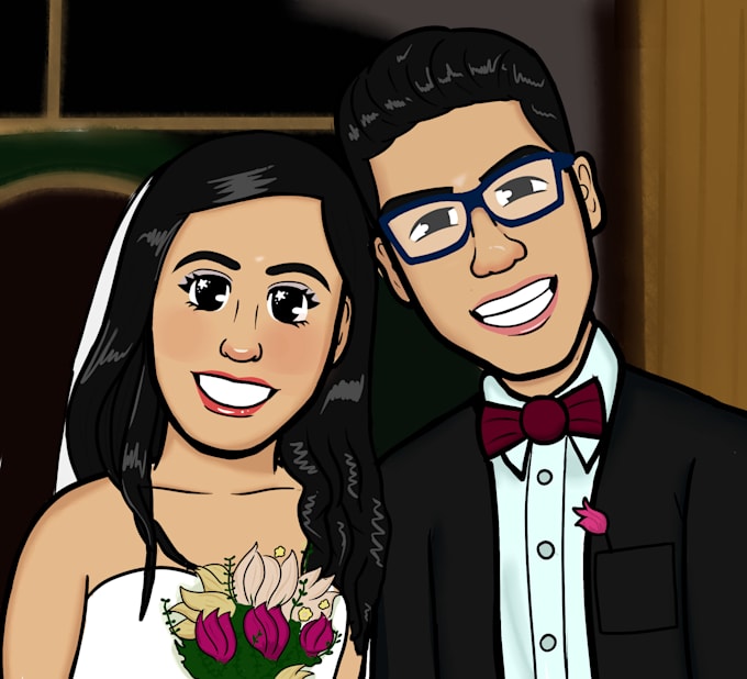 Draw a portrait avatar in cartoon style by Ljezzl | Fiverr