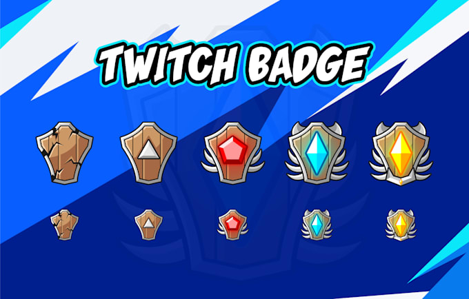 Create custom badge or sub badge for youtube, kick, twitch by ...