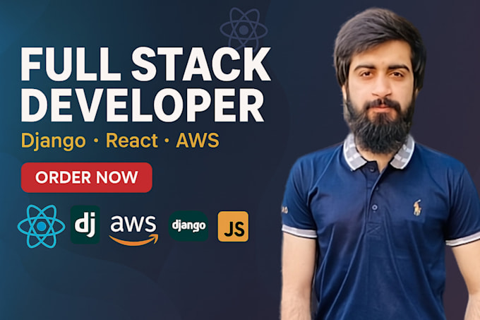 Develop and deploy django react apps on aws by Afnannadeem | Fiverr