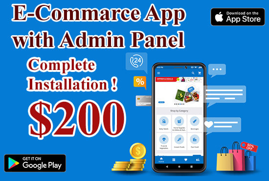 Build complete ecommerce app with admin panel backend by Faisal_nadeem7 ...