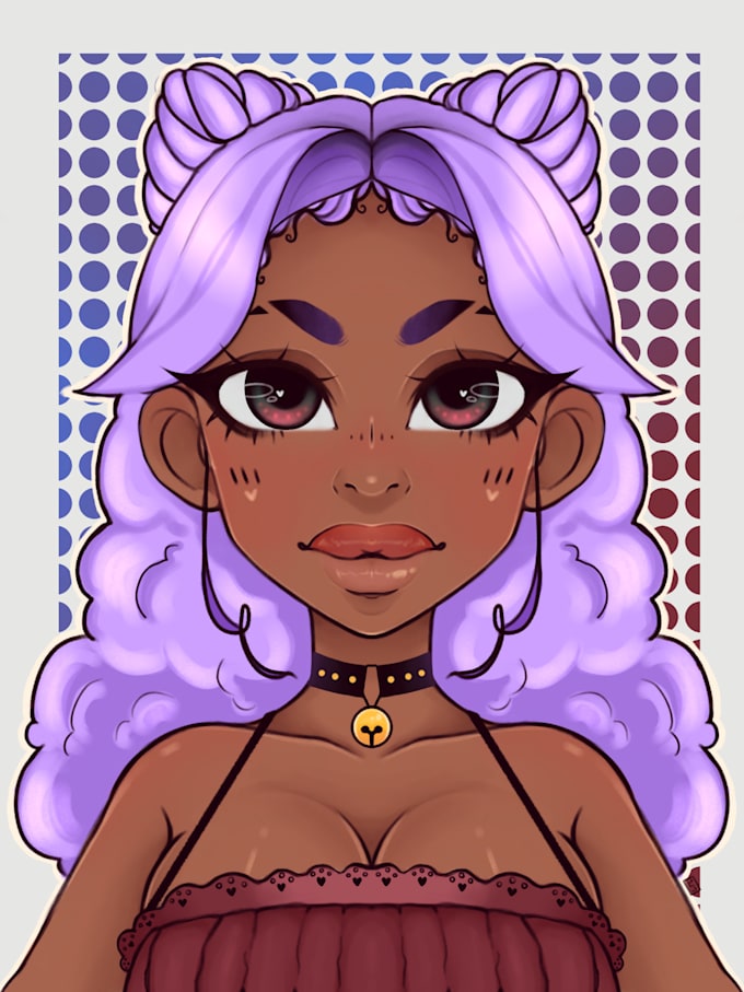 Draw Your Ocs And Fan Art In Stylized Anime By Zsoka Fiverr