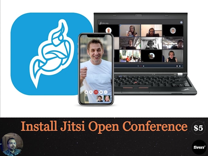 Install jitsi open conference by Sherifkhalid | Fiverr