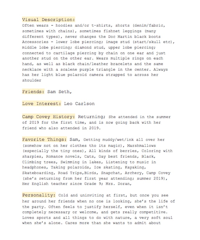 Invent a story plot by Rustyophelia | Fiverr