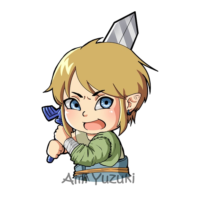 Draw a chibi icon by Amidraws | Fiverr