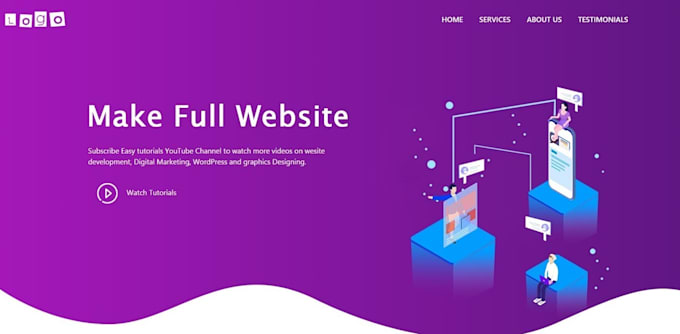 Design And Develop Responsive Website With Html Css Bootsrap Php By