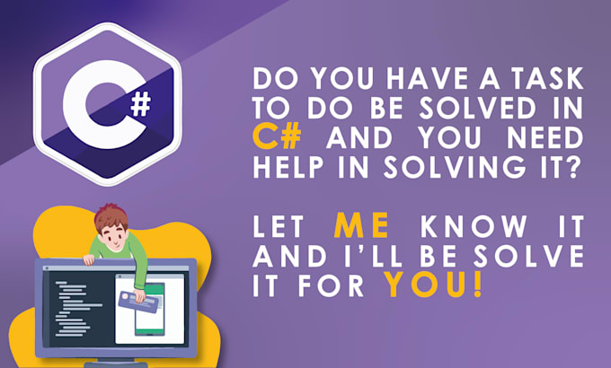 Do csharp tasks using best practices by Fedefex | Fiverr