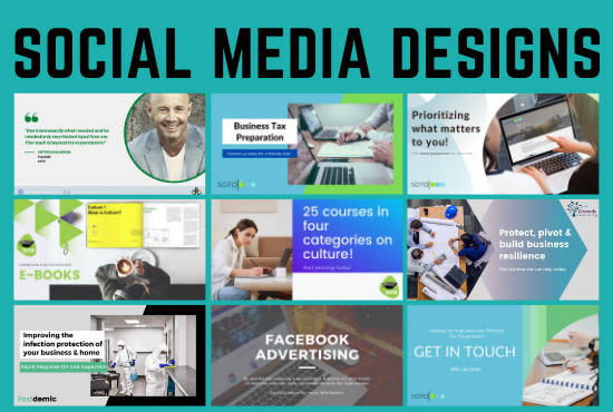 Design social media posts graphics for facebook, instagram, linkedin or ...