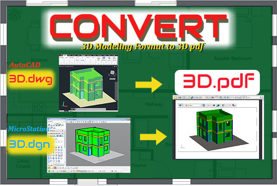 Convert autocad and microstation 3d model to 3d pdf file by Grafiks16 ...