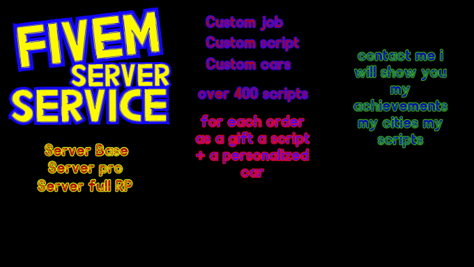 Create a fivem esx server for you by Codercfiv | Fiverr
