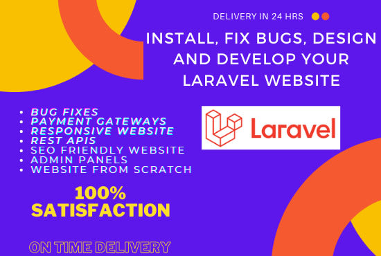 Install, fix bugs, design and develop your laravel website by ... Install, fix bugs, design and develop your laravel website by ...