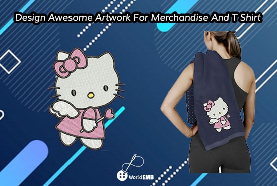 Design awesome artwork for merchandise and t shirts by Worldembroidery ...