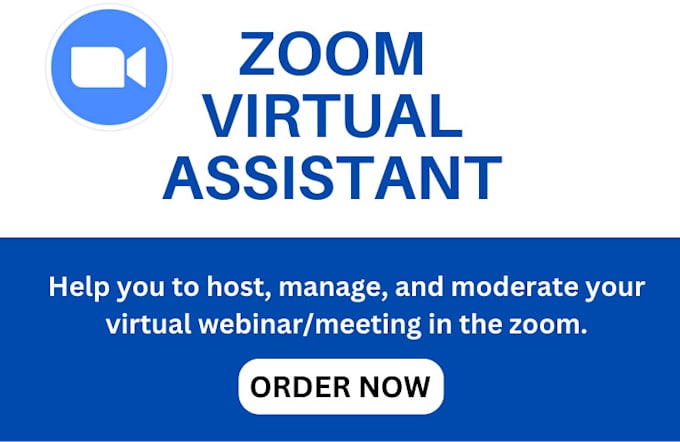 Manage your zoom event as a zoom virtual assistant by Uzairchugtai | Fiverr