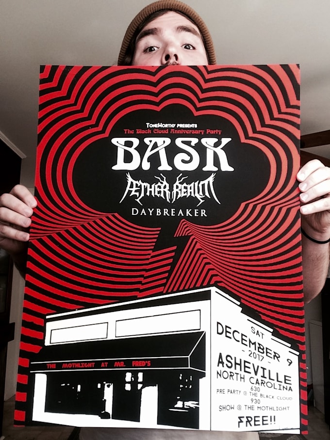 Design you a psychedelic dark art poster by Toneworthy | Fiverr