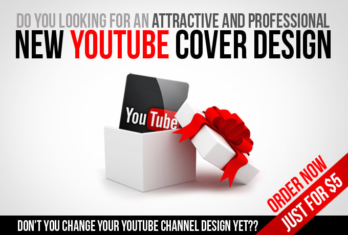 Design proffesional new youtube channel design by Creativesperm | Fiverr
