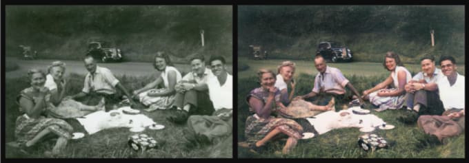Professionally retouch, colorize your old photos quickly by Gthomas5930 ...
