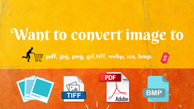 Convert image to pdf, jpg,png,gif,tiff,webp,ico,bmp by Hassanali19 | Fiverr