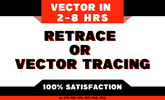 Do retrace or vector tracing in a moment by Gdhumaun | Fiverr