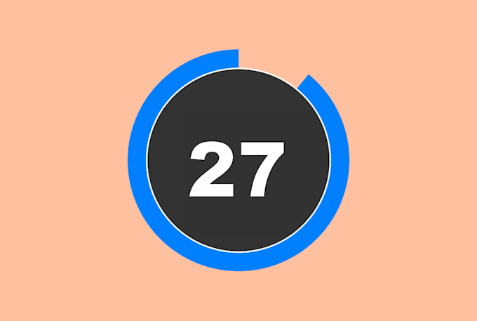 Create clock countdown timer without background by Harishwork | Fiverr